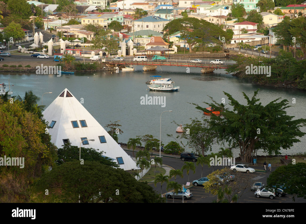 Pyramid building castries st lucia hi-res stock photography and images ...