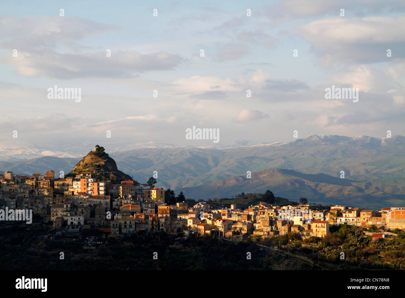 Centuripe in the province of Enna, Sicily, Italy Stock Photo - Alamy
