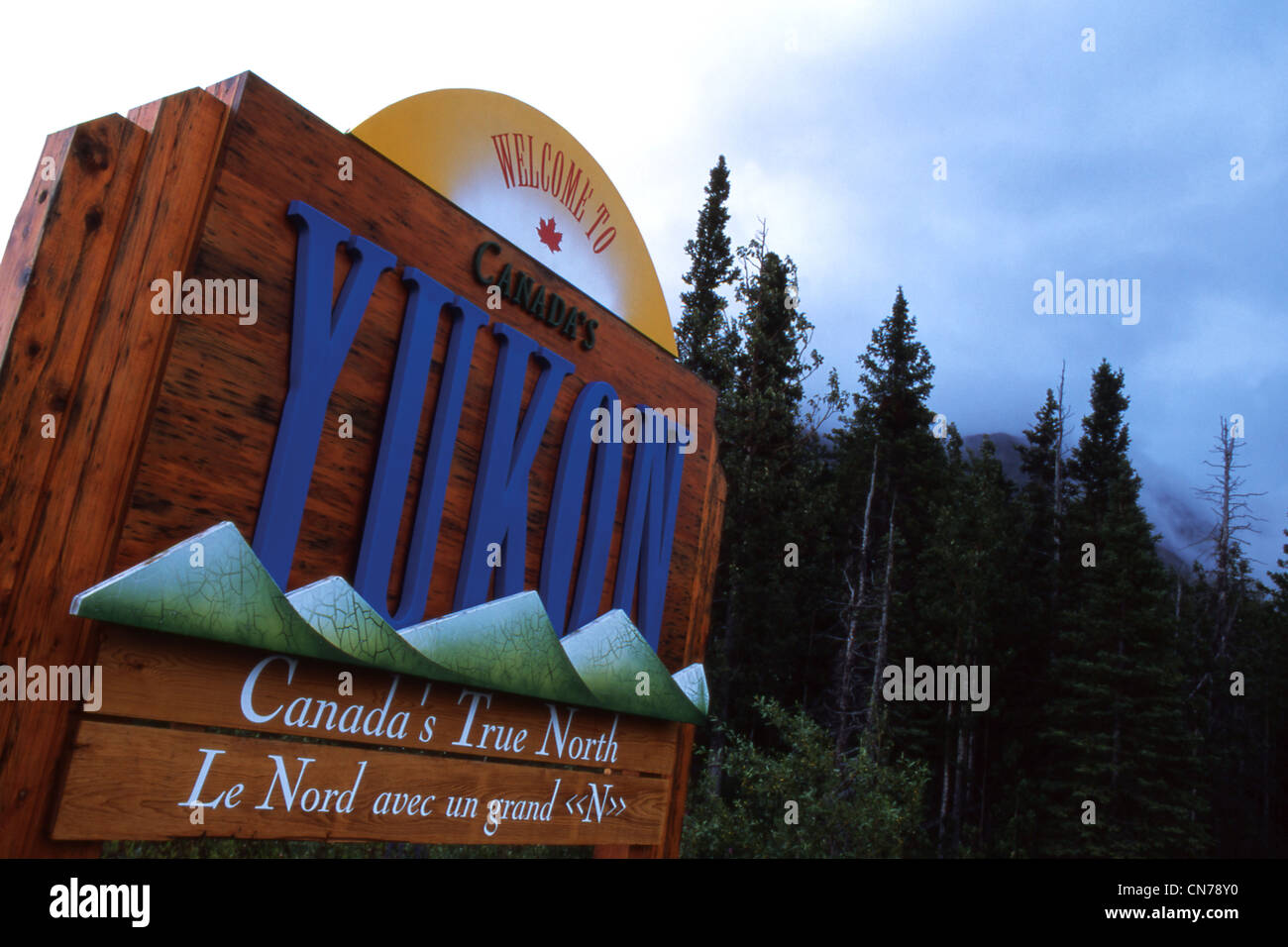 Welcome to yukon hi-res stock photography and images - Alamy