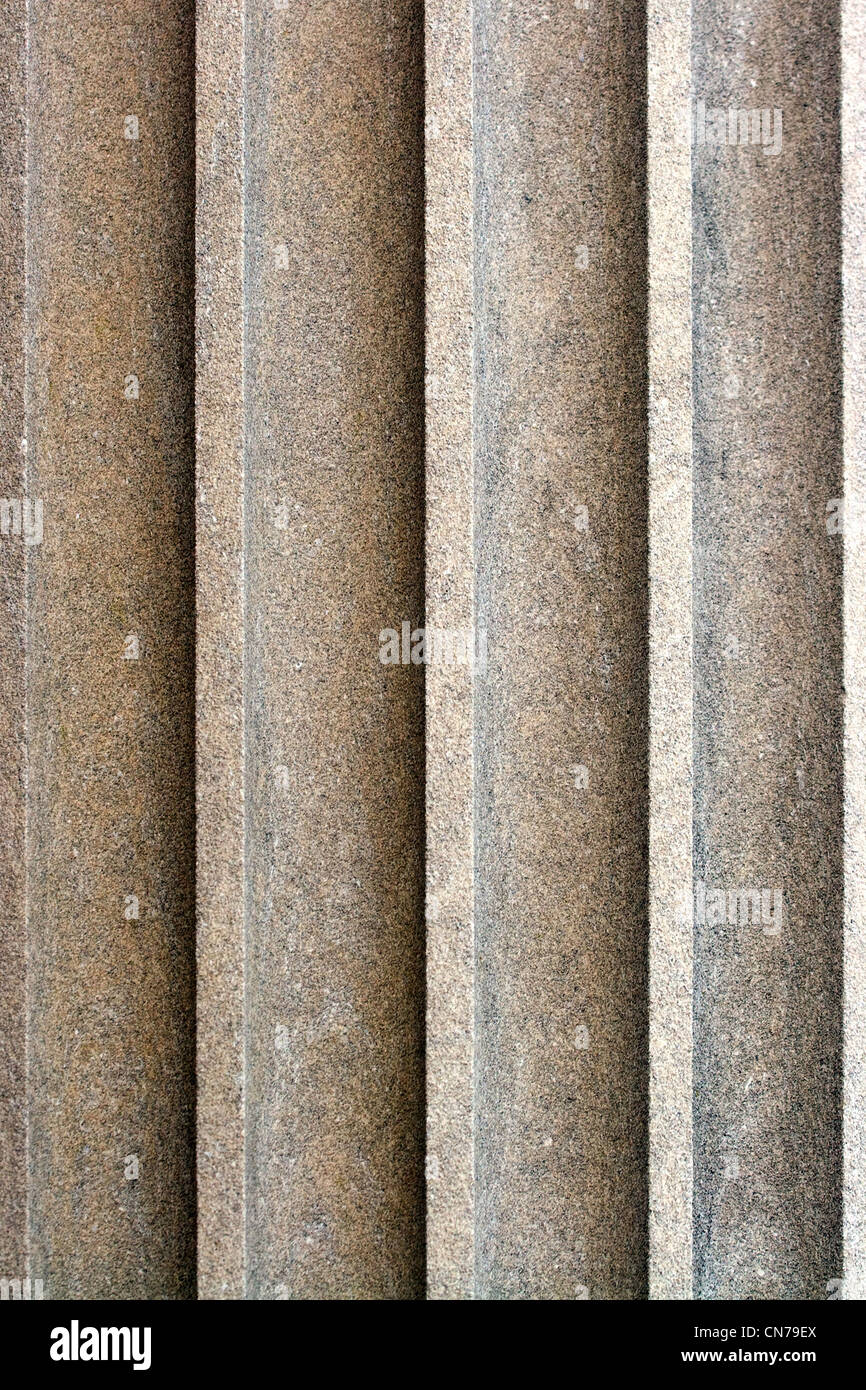 An old stone column texture on the exterior of a building Stock Photo ...