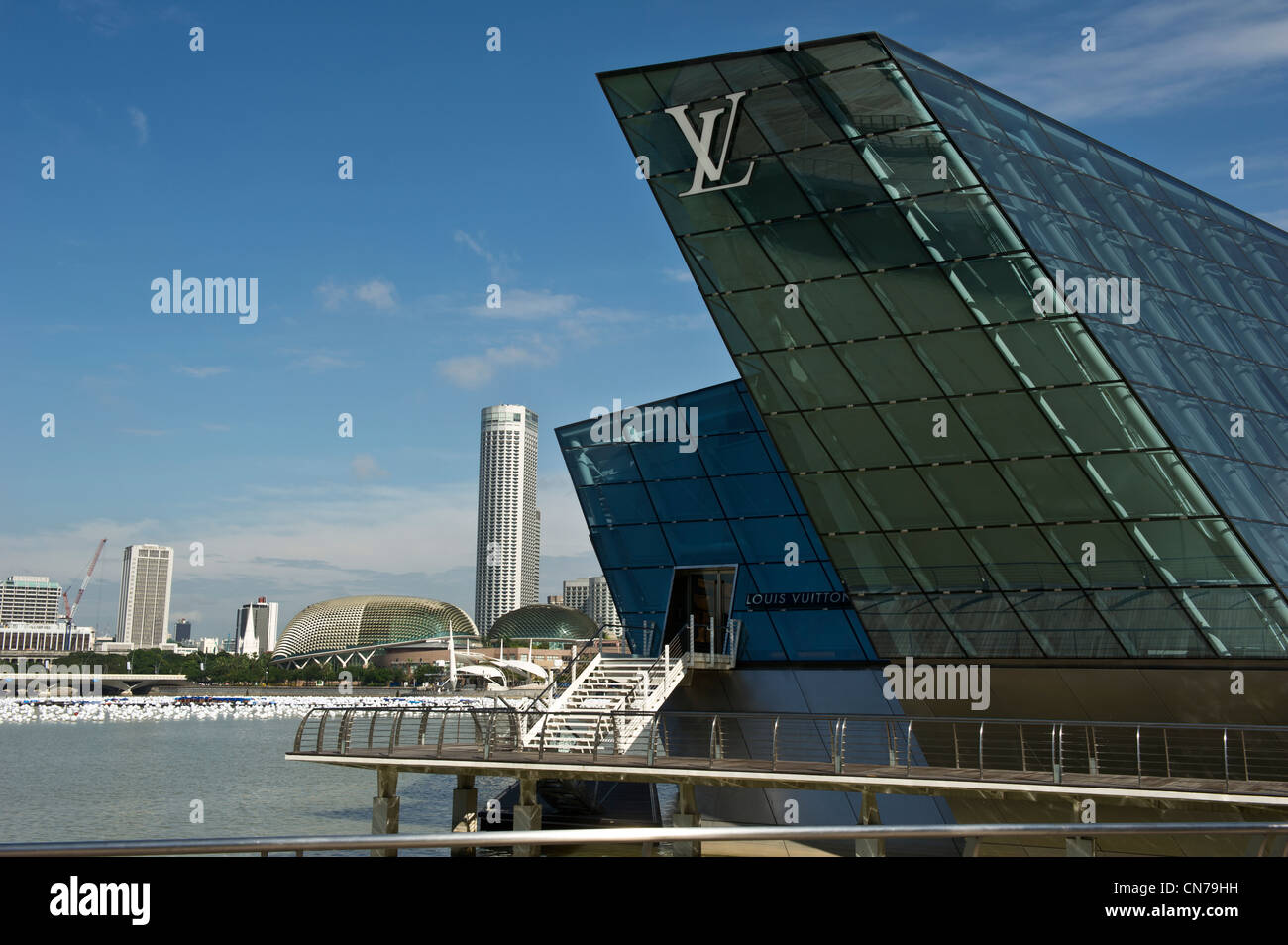 Louis Vuitton building with the logo above the entrance Stock Photo - Alamy