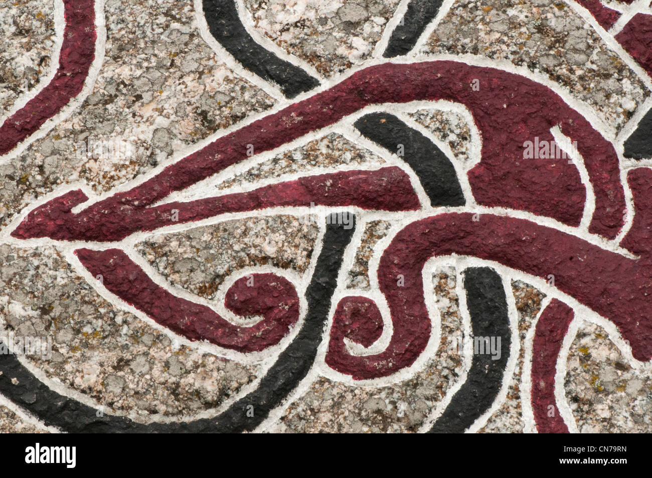 Runestone photographed near Underberga, Sweden Stock Photo - Alamy