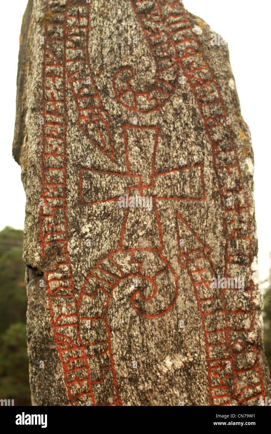 654 ingvar runestone uppland varpsund hi-res stock photography and ...