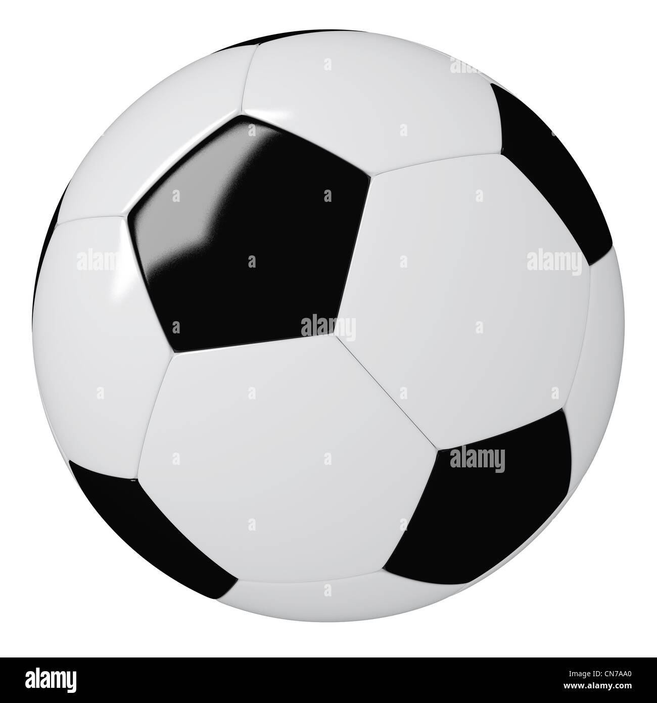 High res render of a football - soccer ball Stock Photo - Alamy