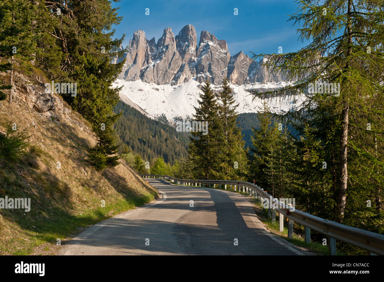 Road winding through mountains in the Italian Alps Stock Photo - Alamy