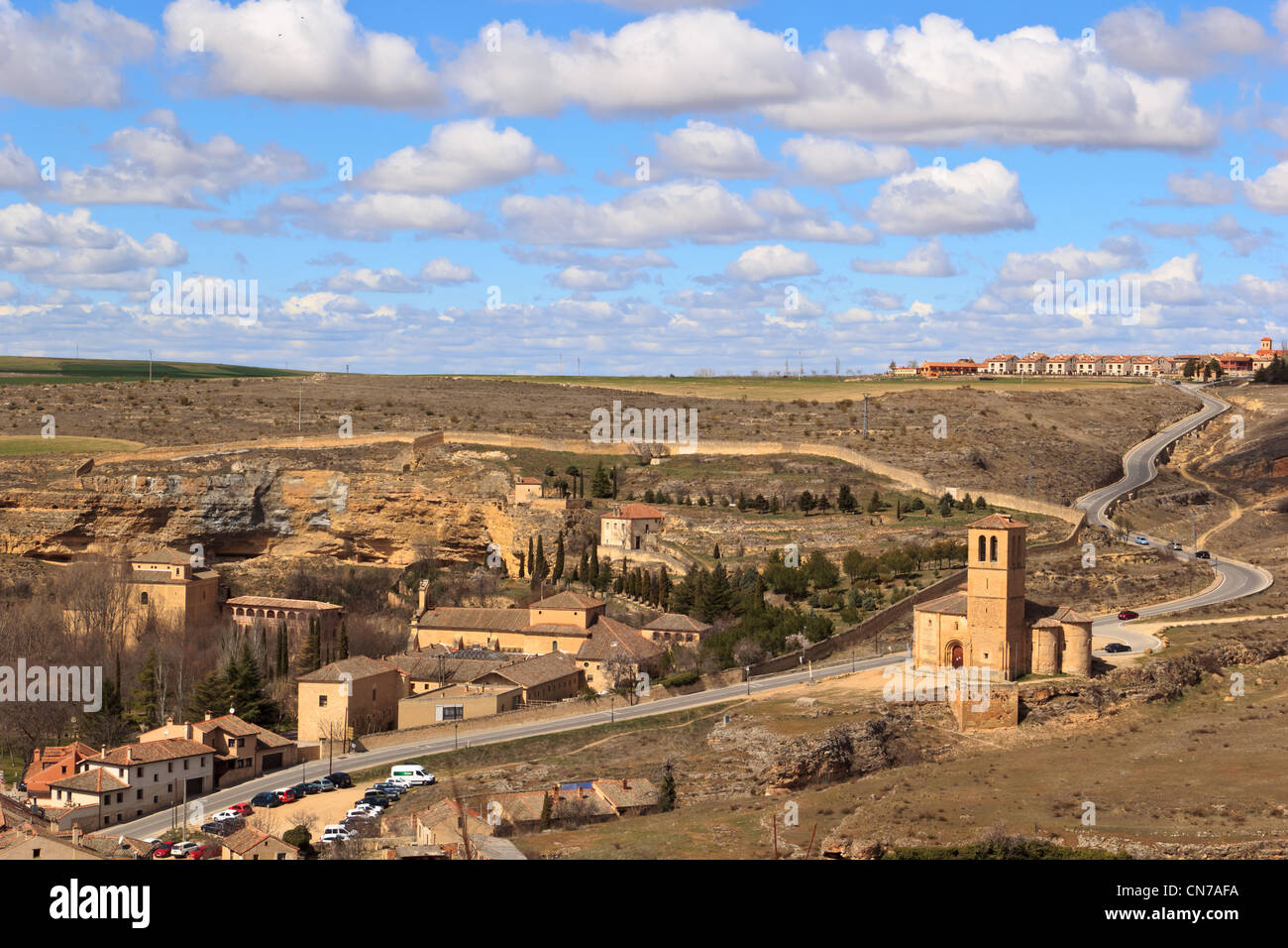 Spanish landscape - Segovia Stock Photo - Alamy