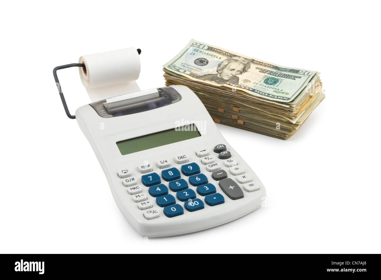 Business value calculator Cut Out Stock Images & Pictures - Alamy