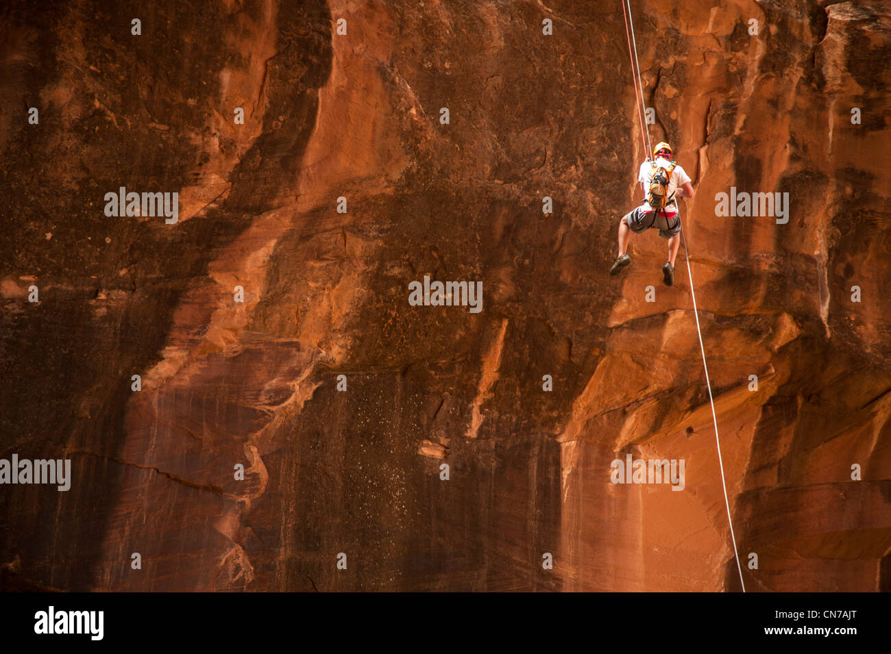 Rappelling utah hi-res stock photography and images - Alamy