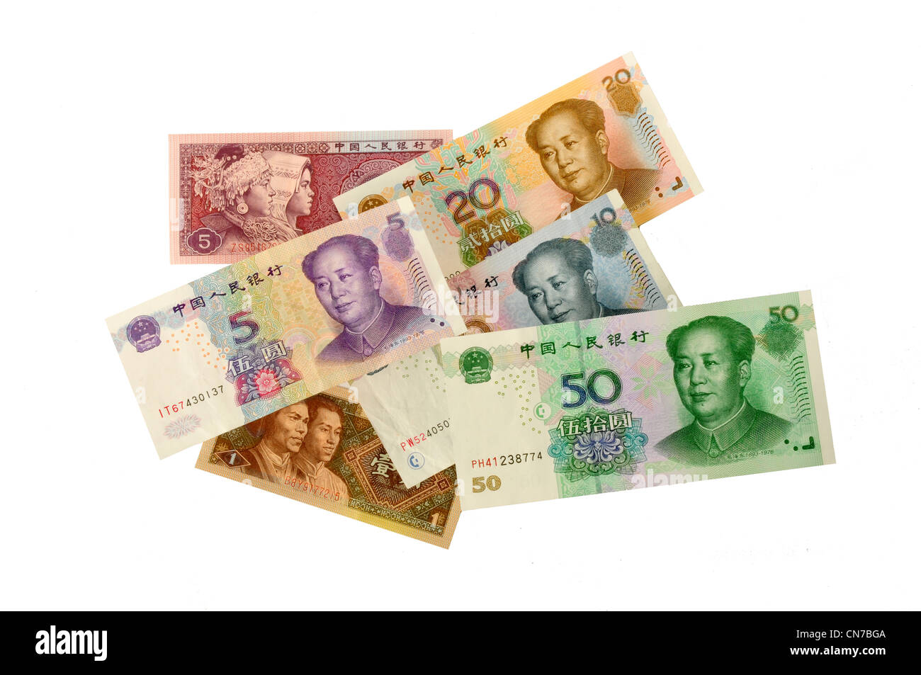 Chinese yuan money bills Cut Out Stock Images & Pictures - Alamy
