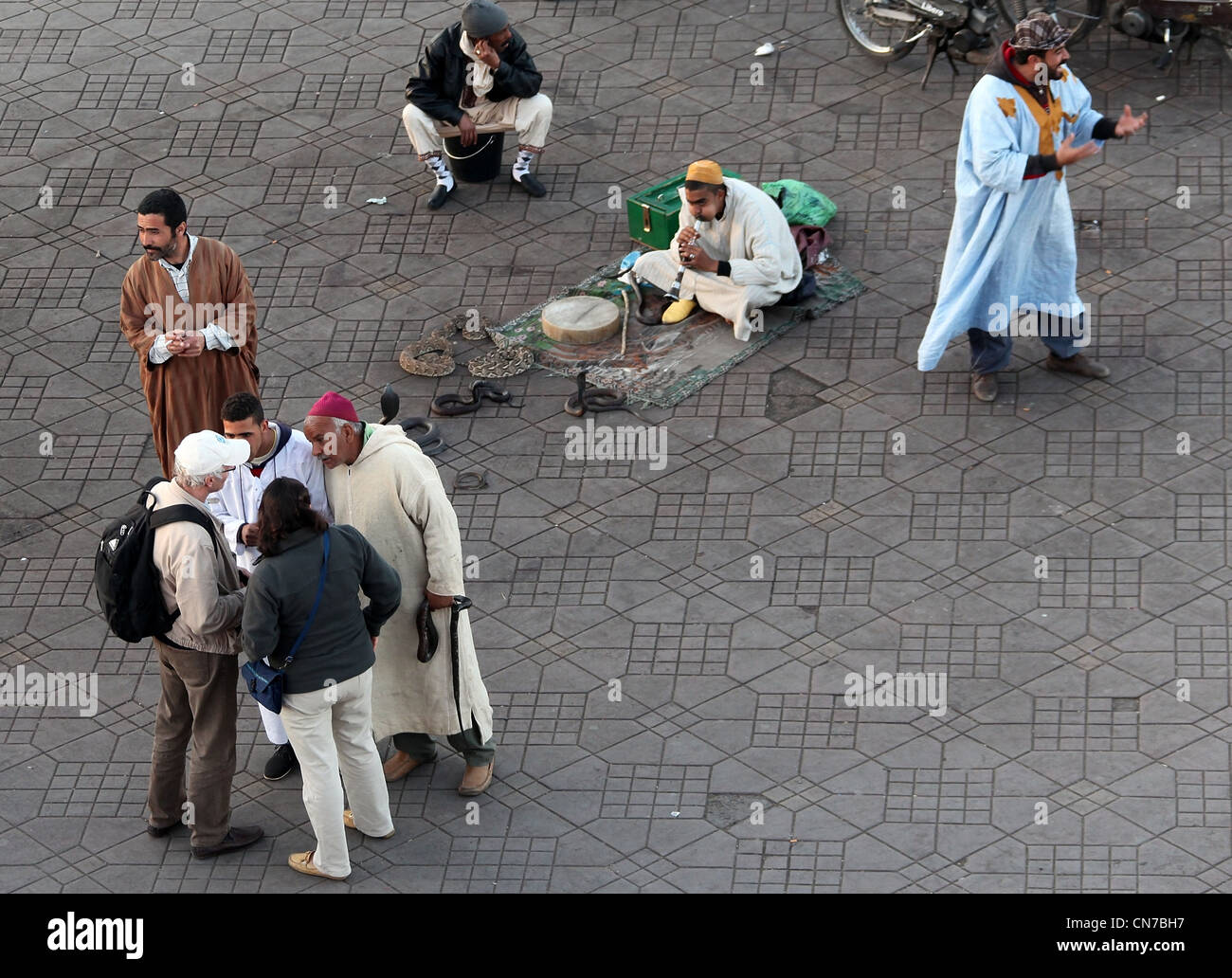 Marrakech market snake hi-res stock photography and images - Alamy