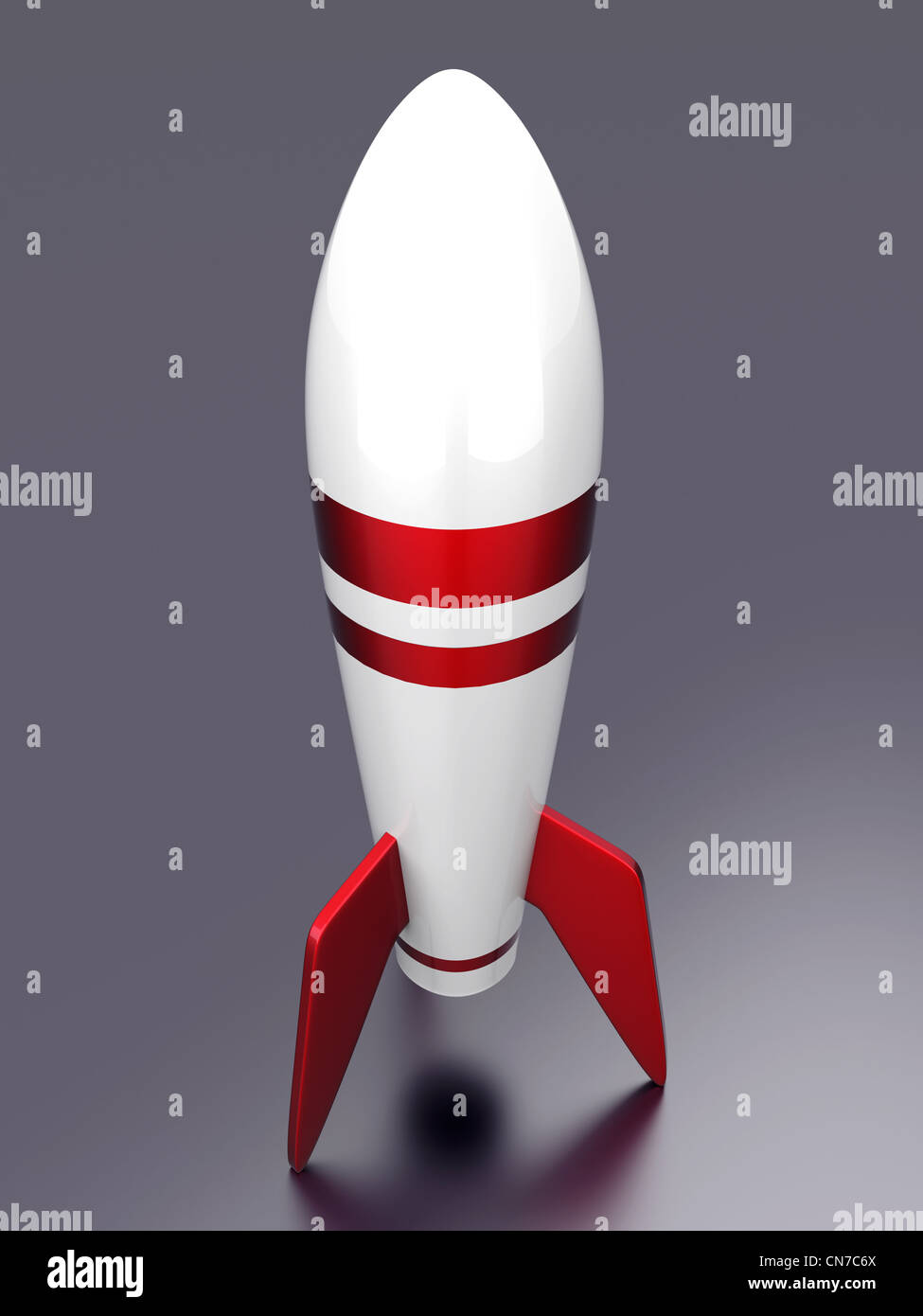 A cartoon rocket Stock Photo - Alamy