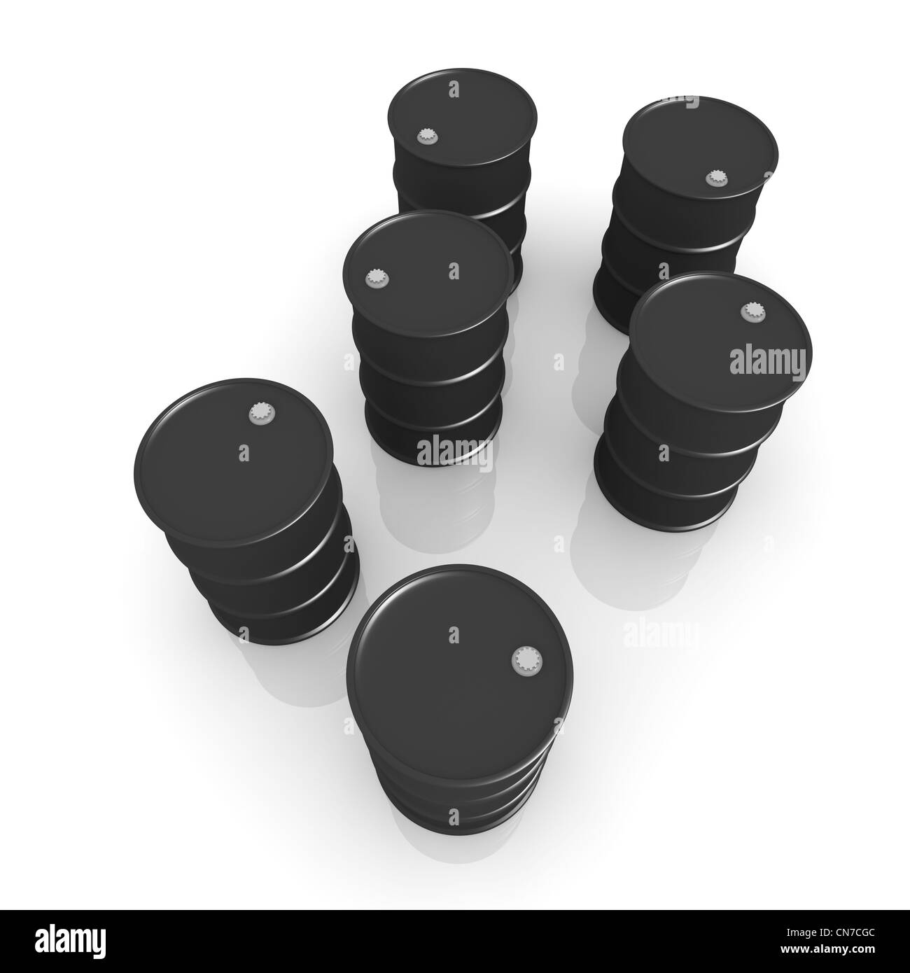 Crude oil barrels Black and White Stock Photos & Images - Alamy