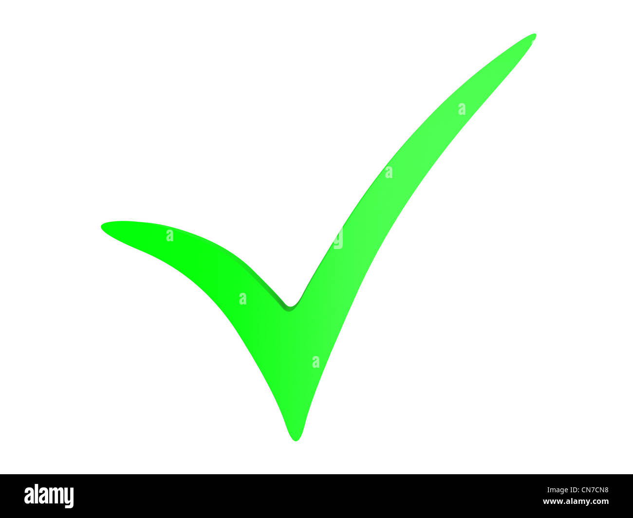 A green checkmark Stock Photo - Alamy