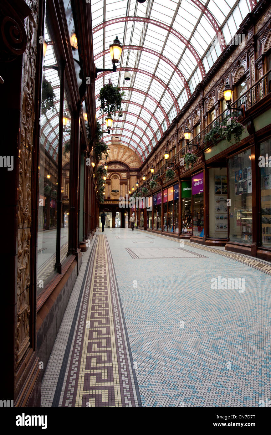 Beautifully ornate Central Arcade in Newcastle Stock Photo - Alamy