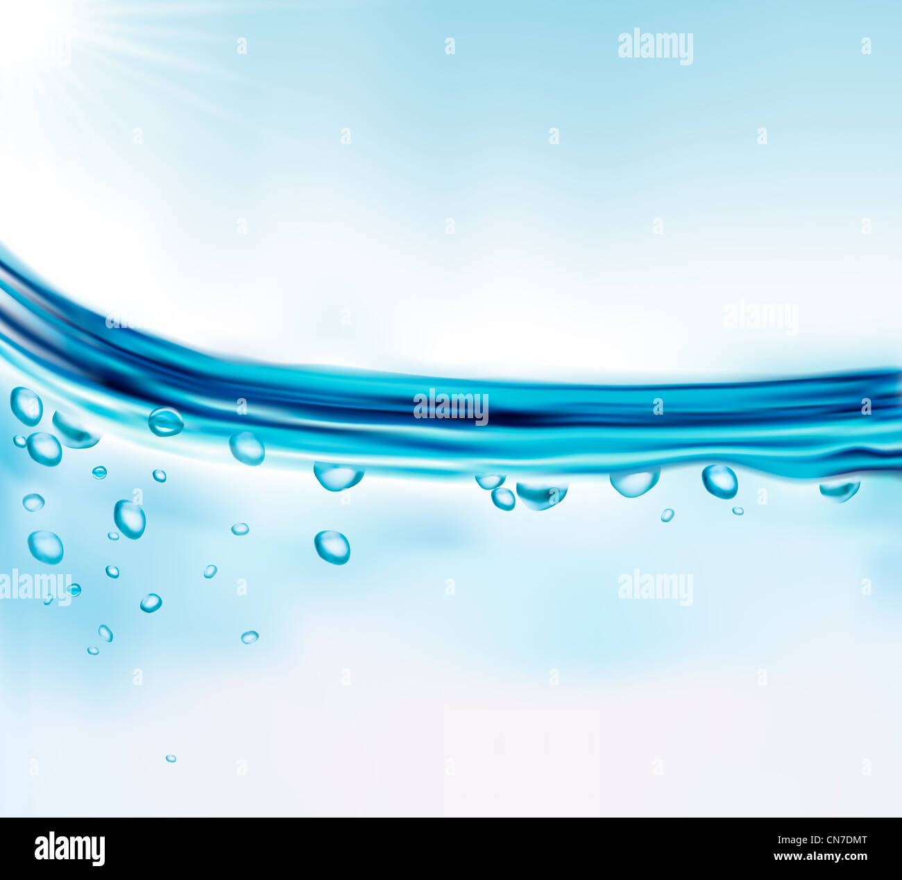 Blue water background Stock Photo - Alamy