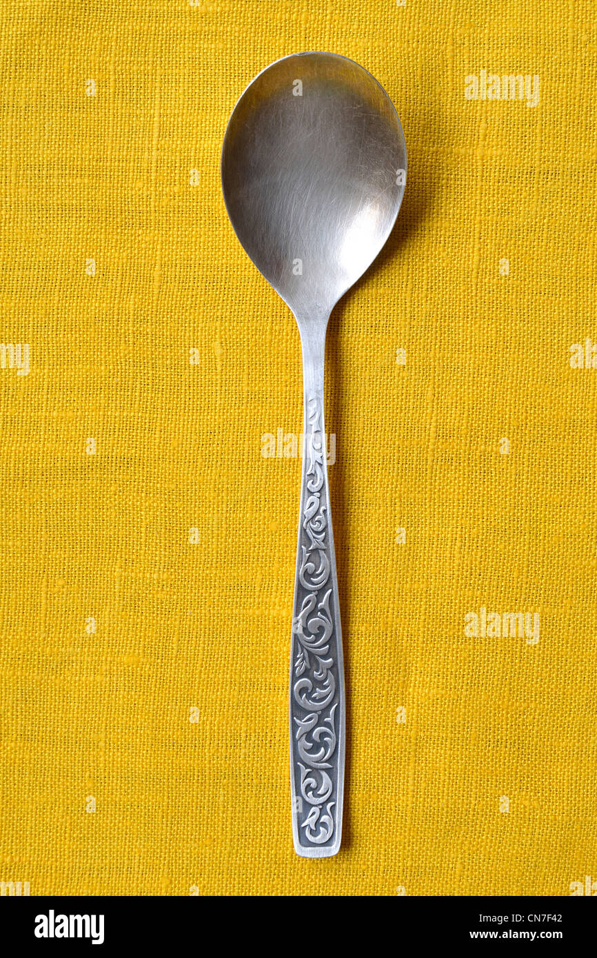 Silver spoon hi-res stock photography and images - Alamy