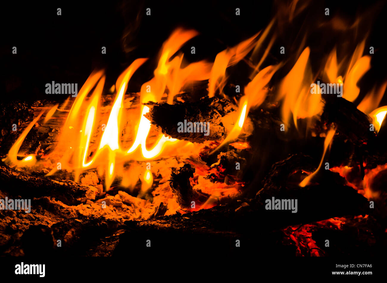 Flames of fire Stock Photo - Alamy