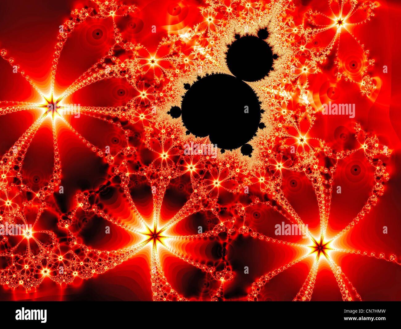 Computer Generated Fractal From The Mandelbrot Set Stock Photo - Alamy