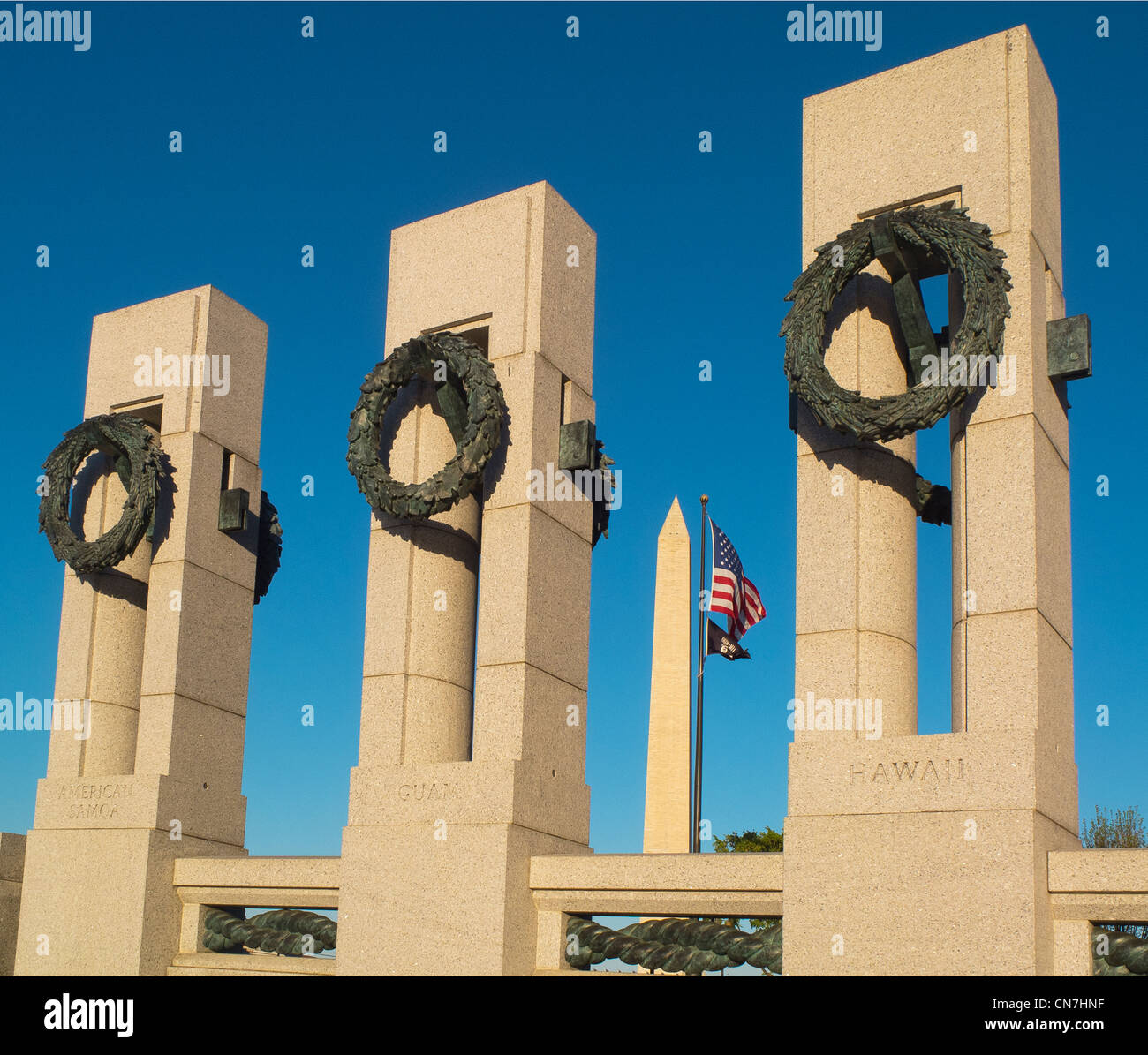 National World War II Memorial in Washington DC Stock Photo - Alamy