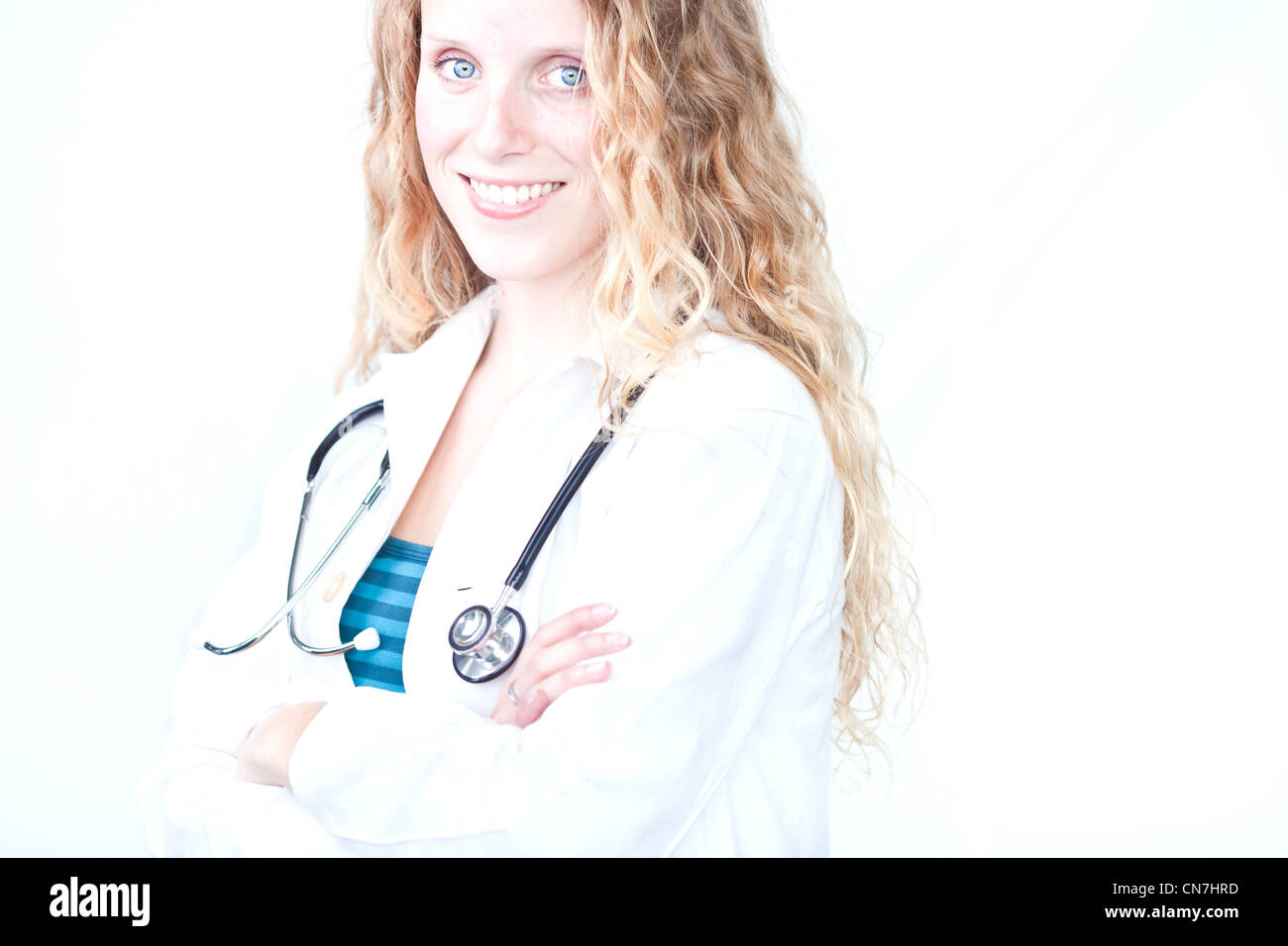 Portrait of a successful young female doctor Stock Photo - Alamy