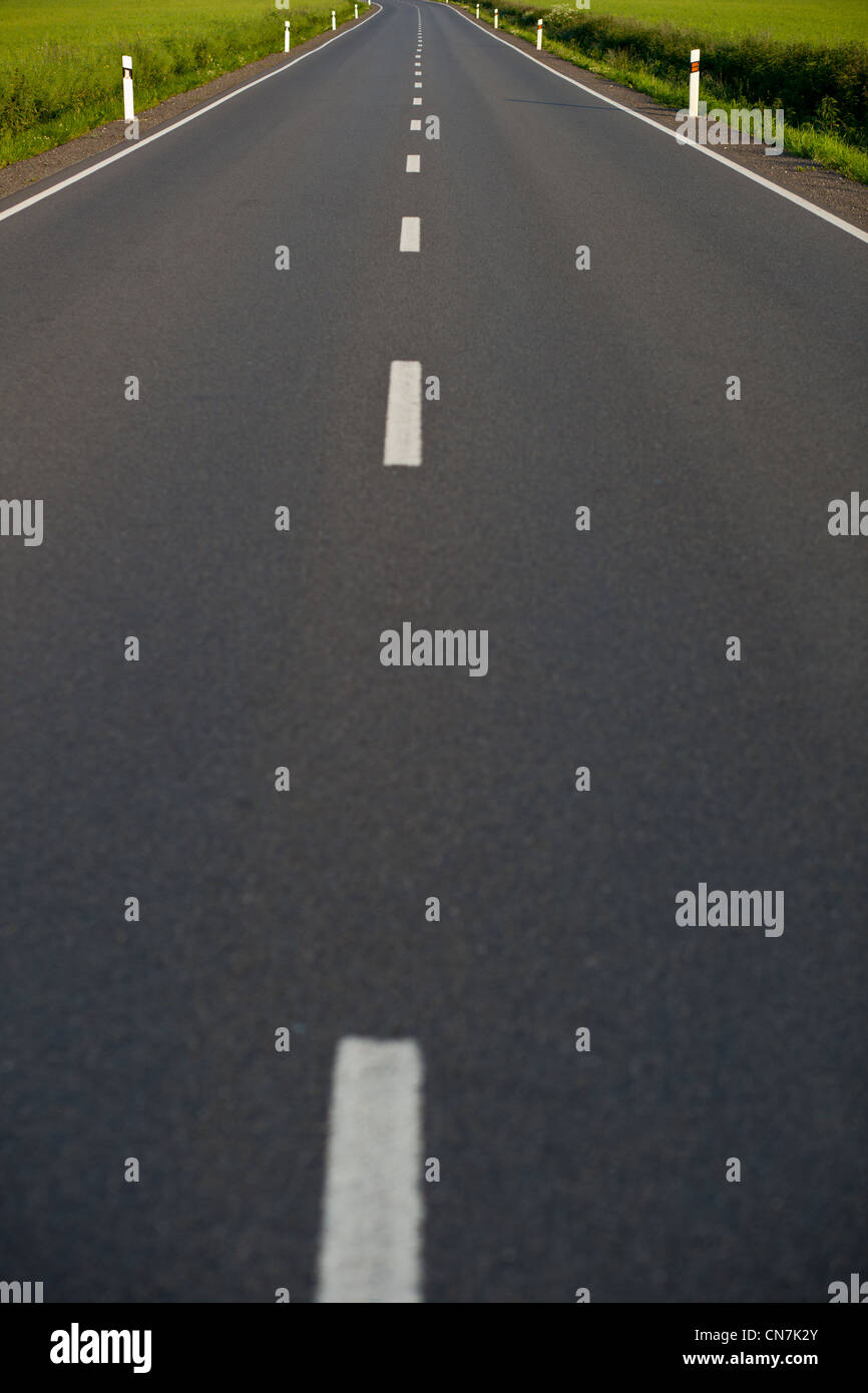 empty road (color toned image Stock Photo - Alamy