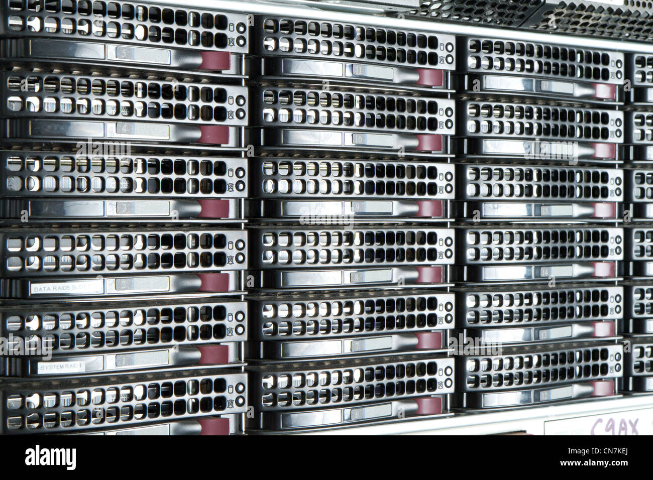 Data center with hard drives Stock Photo - Alamy