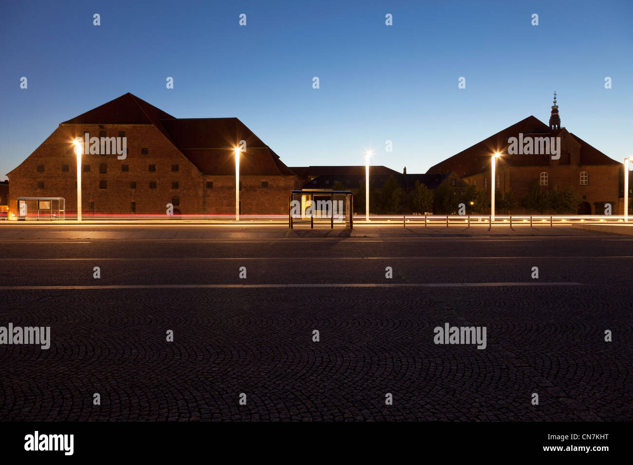 Time lapse view of cobblestone road Stock Photo - Alamy