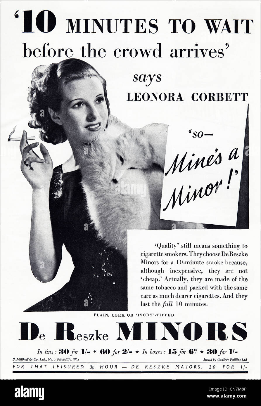 1930s Advertising Archive High Resolution Stock Photography and Images ...