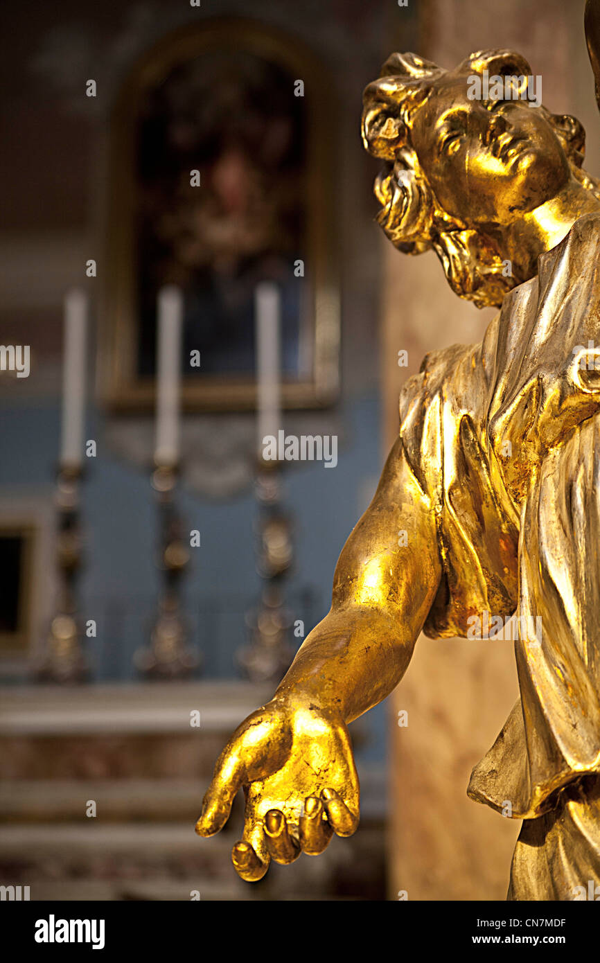 an angel in a church Stock Photo - Alamy