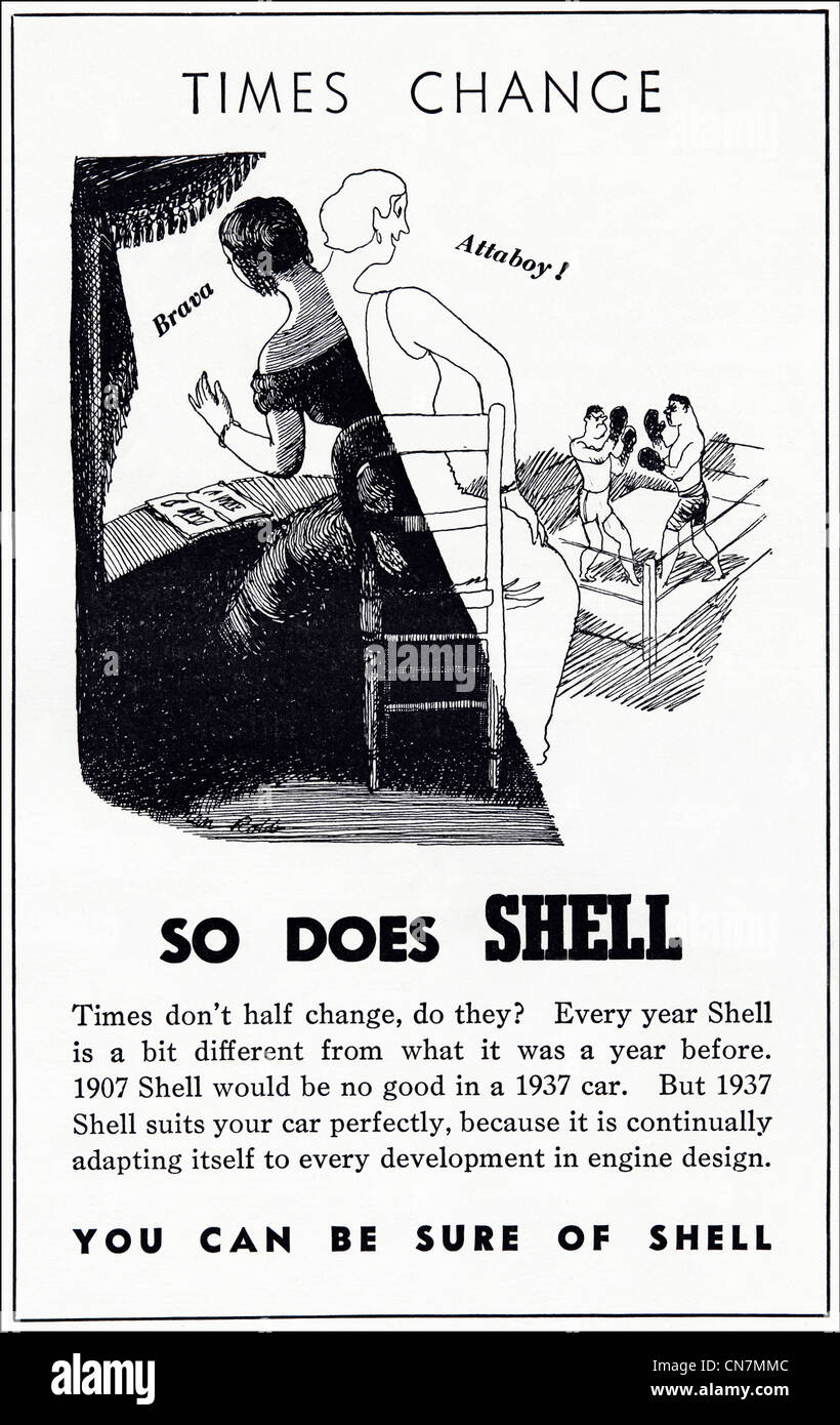 Shell oil advertising hi-res stock photography and images - Alamy