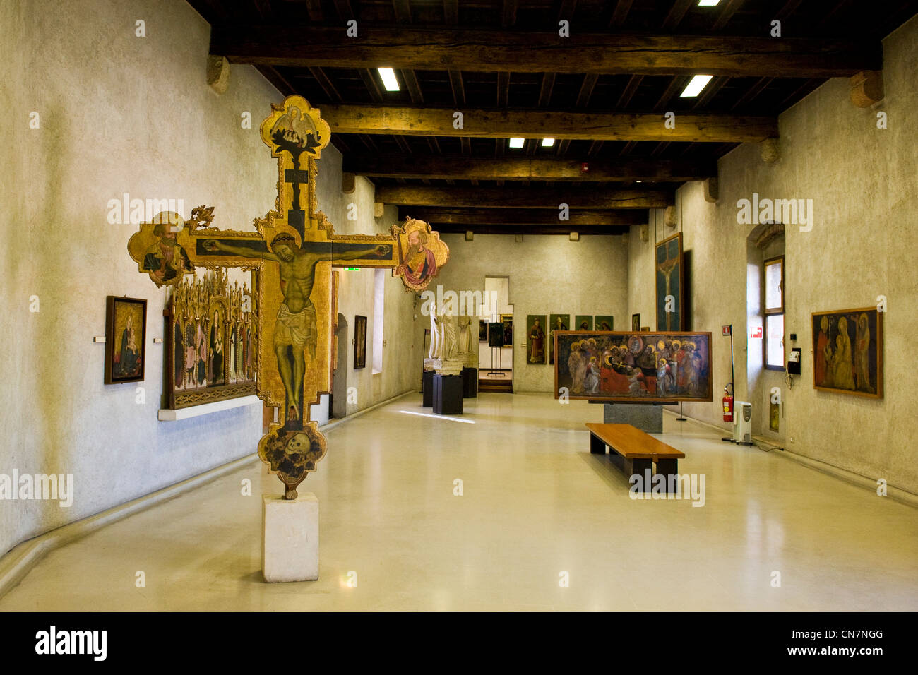 Verona italy castelvecchio interior hi-res stock photography and images ...