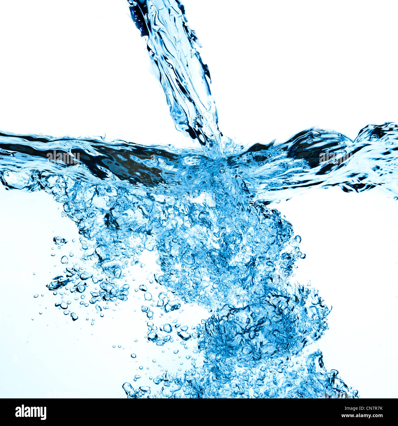 closeup of bubbles in blue water Stock Photo - Alamy