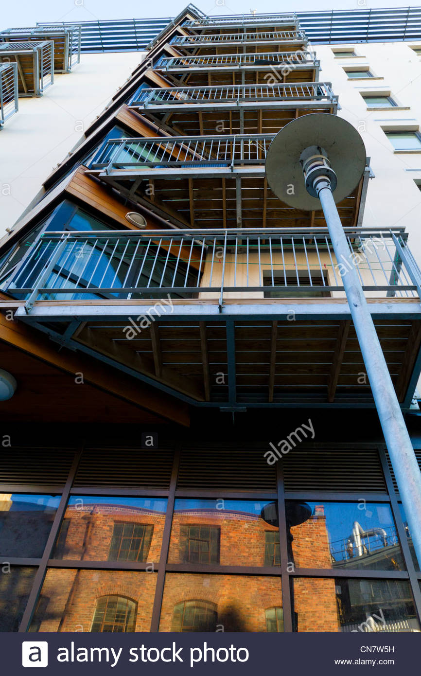 Apartment Building Balconies Uk Stock Photos & Apartment Building ...