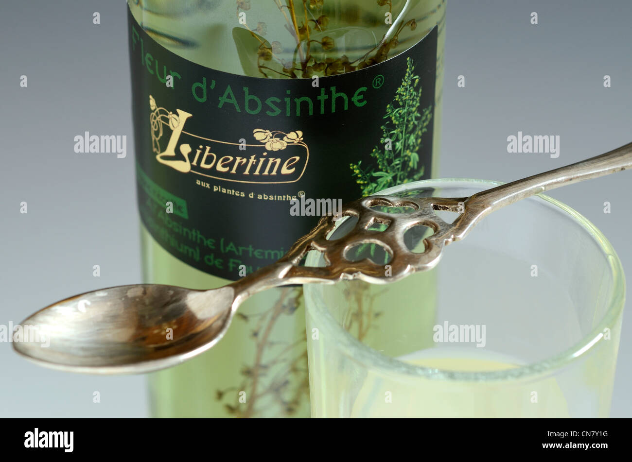 France, Haute Saone, Fougerolles, Paul Devoille distillery, absinthe ...