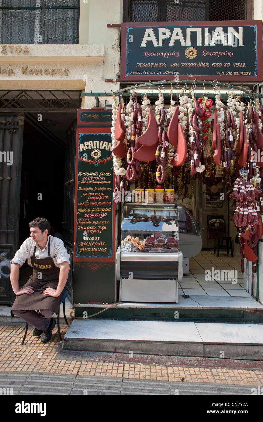 Meat butcher sign board hi-res stock photography and images - Alamy