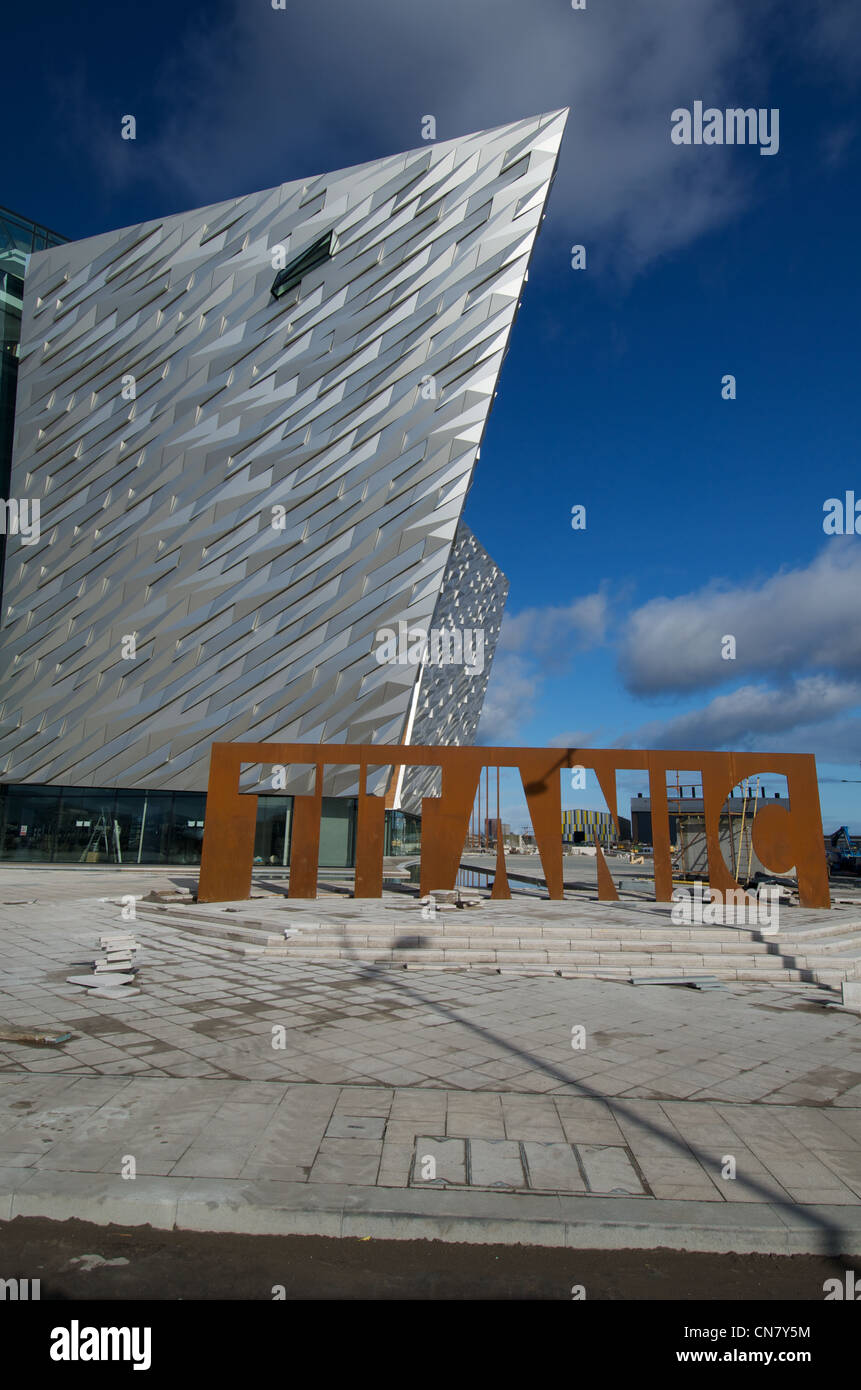 Titanic Signature Building Stock Photo - Alamy