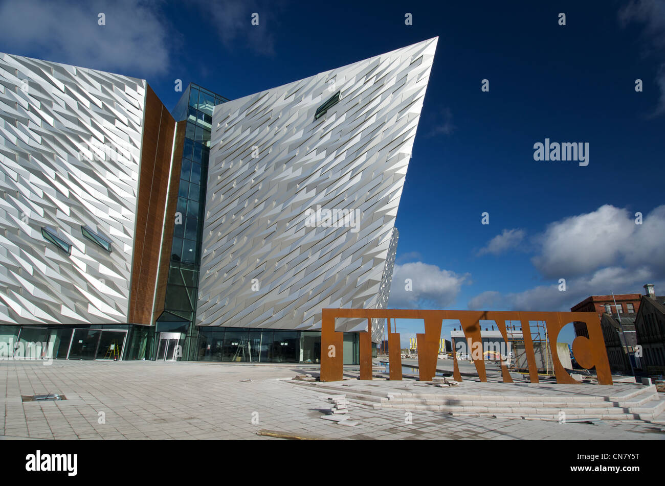 Titanic Signature Building Stock Photo - Alamy