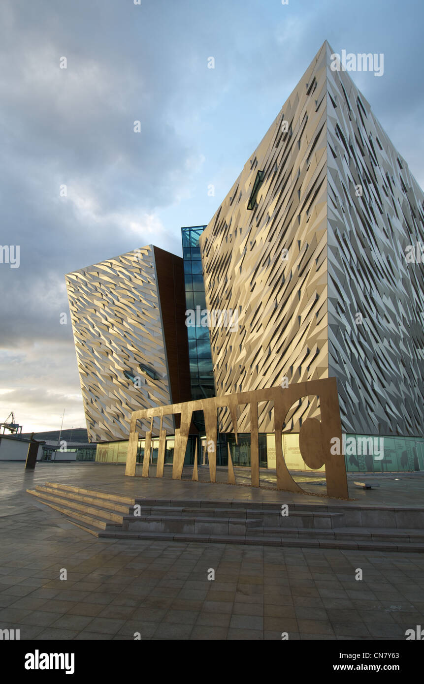 Titanic signature building hi-res stock photography and images - Alamy