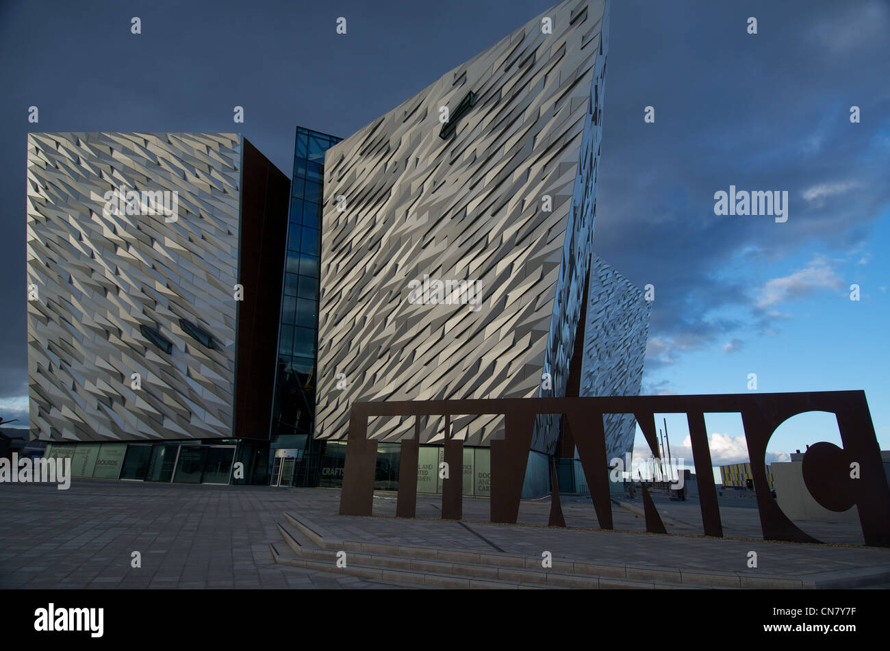 Titanic Signature Building Stock Photo - Alamy