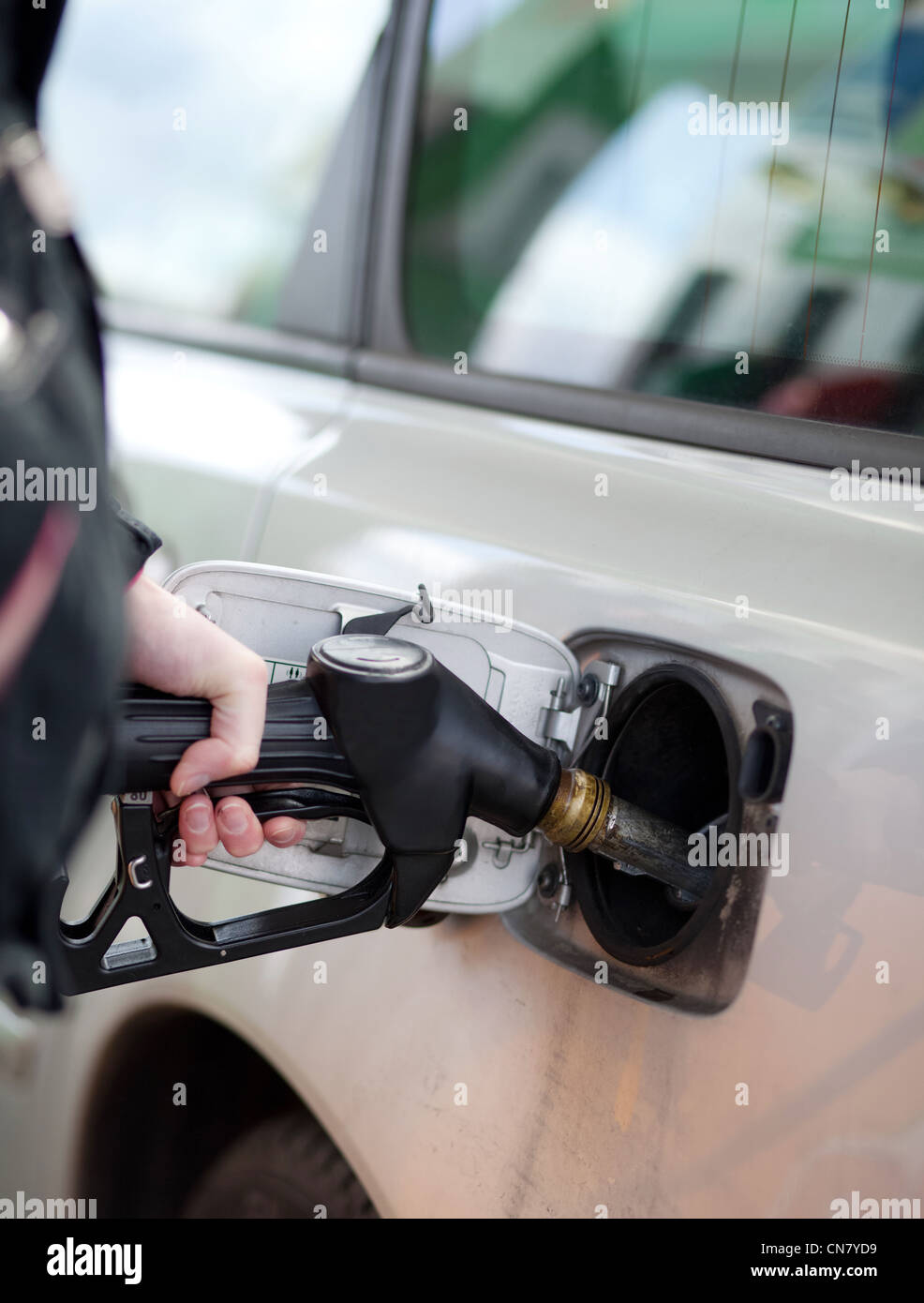Car fueling at the gas station Stock Photo - Alamy
