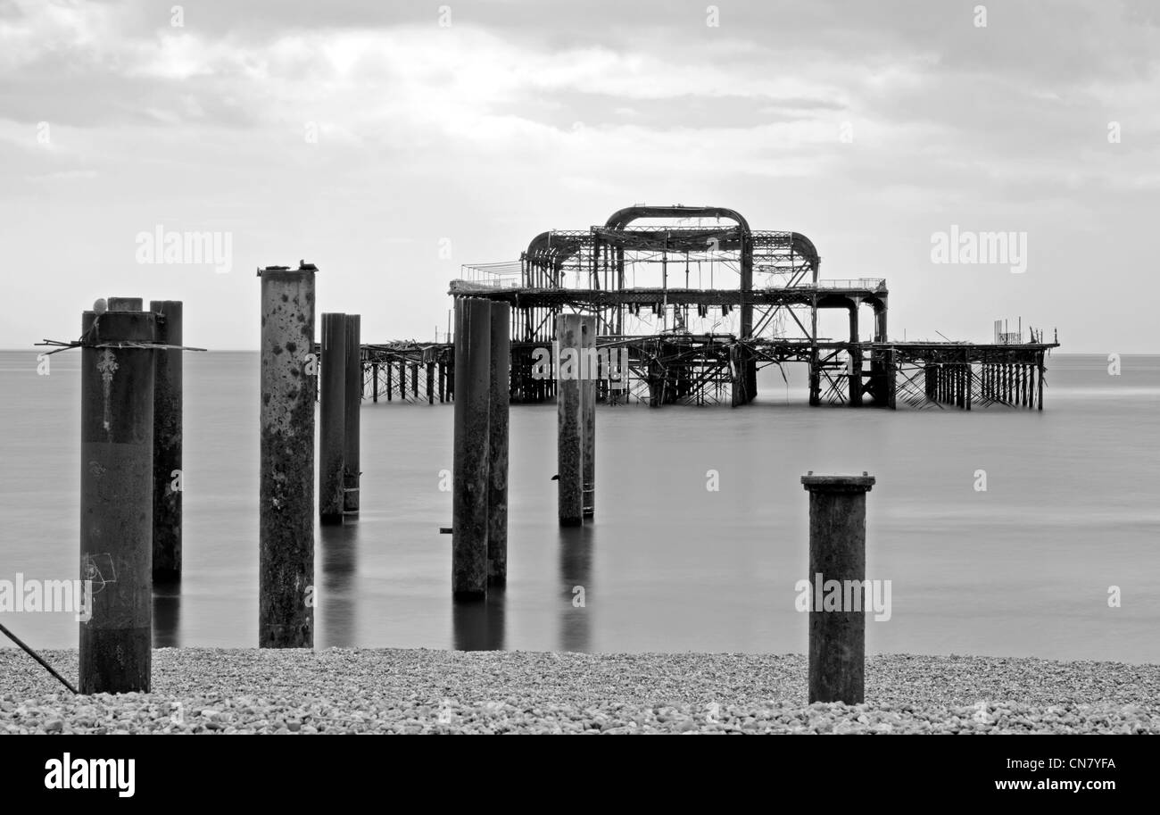 Old brighton pier hi-res stock photography and images - Alamy