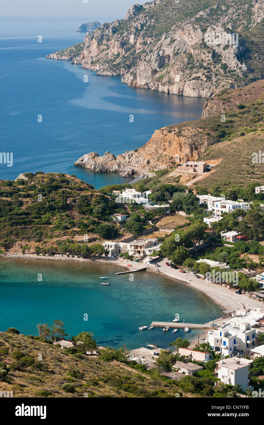 Greece, Chios Island, the small harbour of Emporio Stock Photo - Alamy