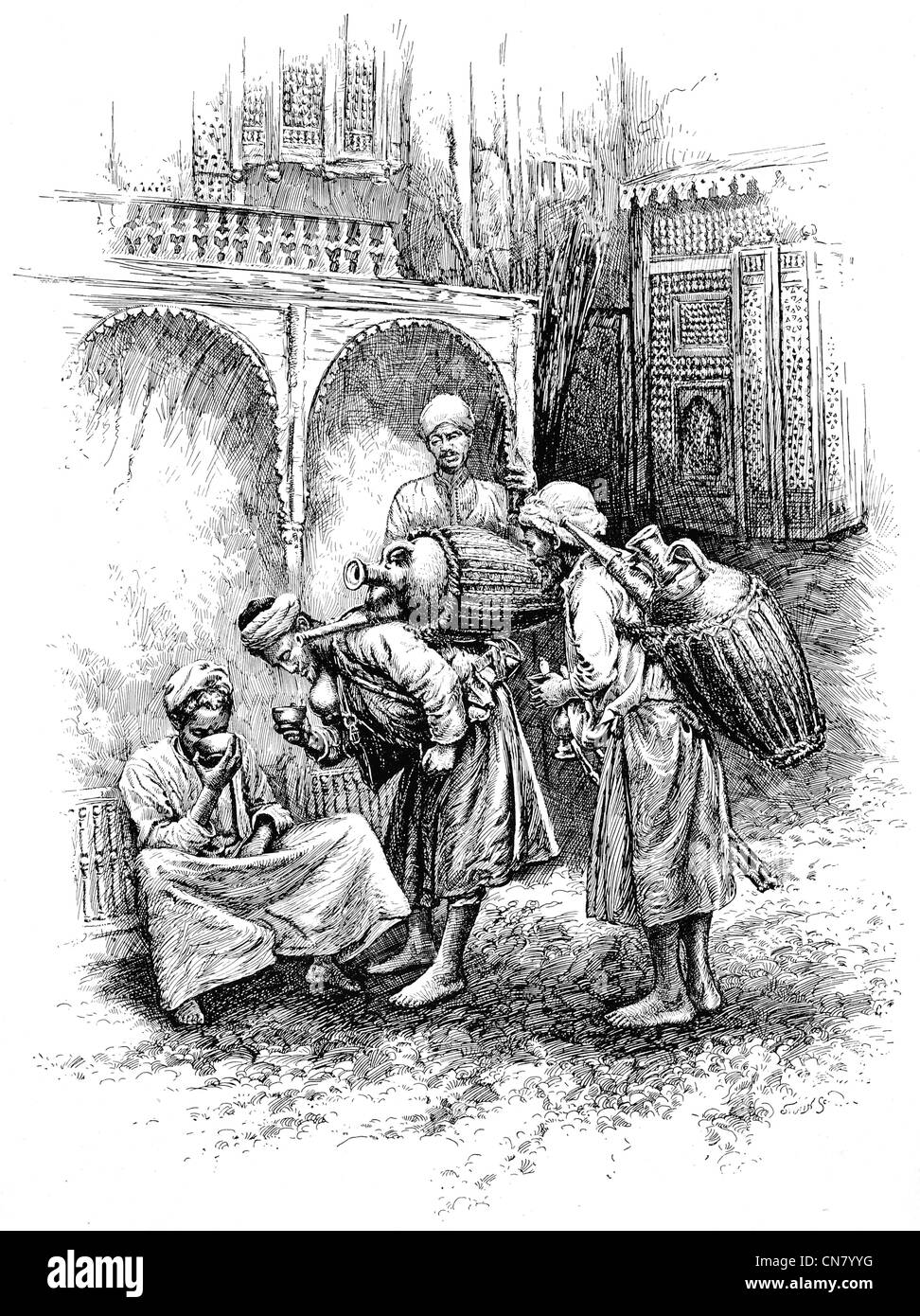 Vintage old water colour Cut Out Stock Images & Pictures - Alamy