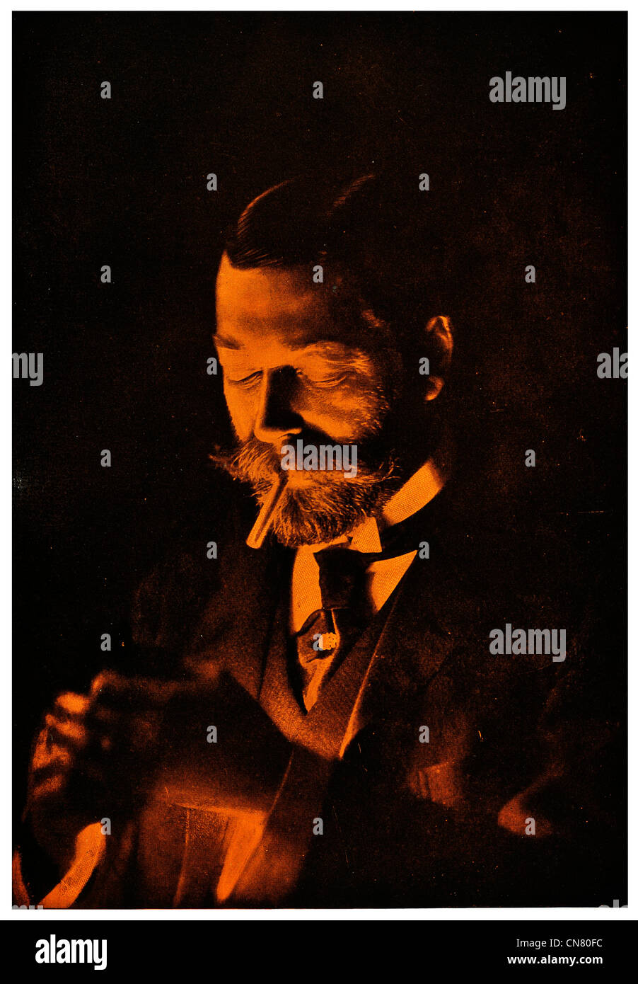 HRH Prince of Wales future Edward VII smoking Stock Photo - Alamy