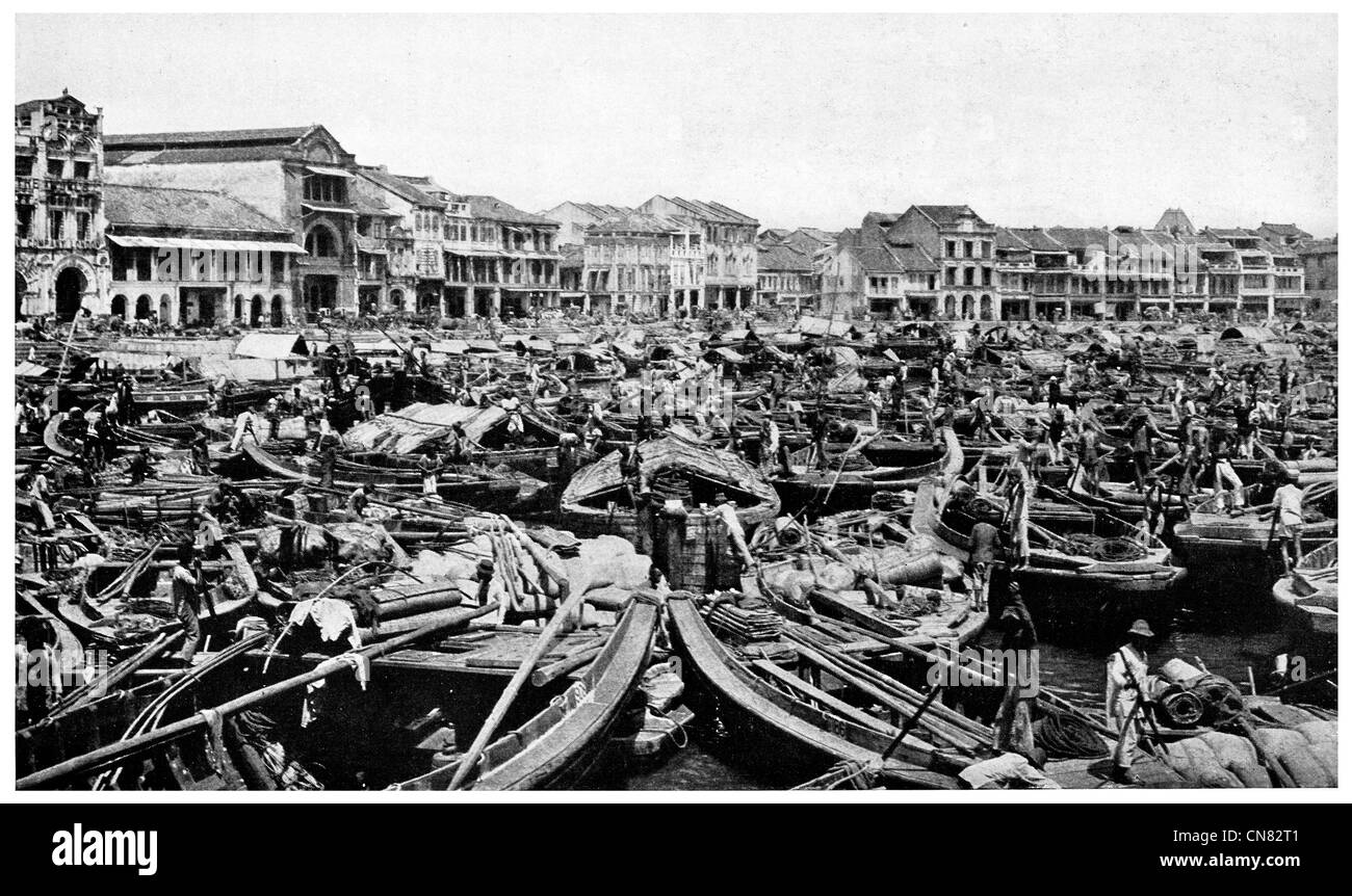 Singapore port history Black and White Stock Photos & Images - Alamy