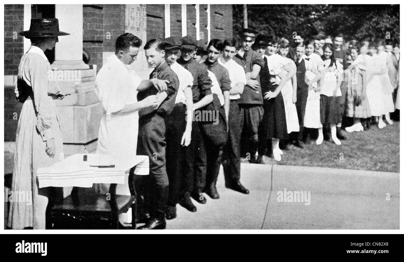 1917 Sanitation Fort Leavenworth Typhoid epidemic Stock Photo - Alamy