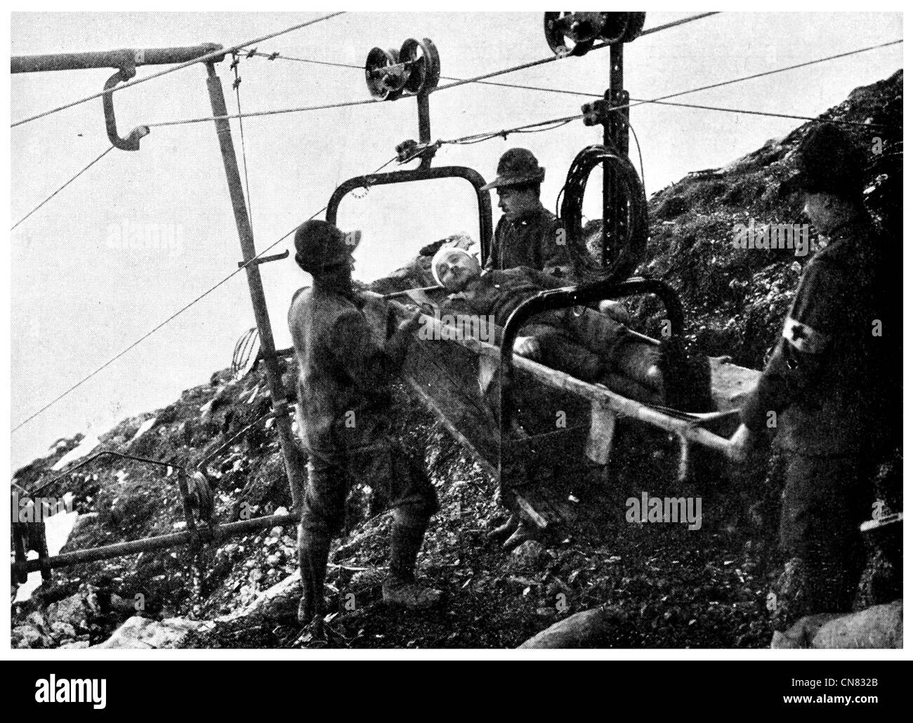 Transporting wounded hi-res stock photography and images - Alamy