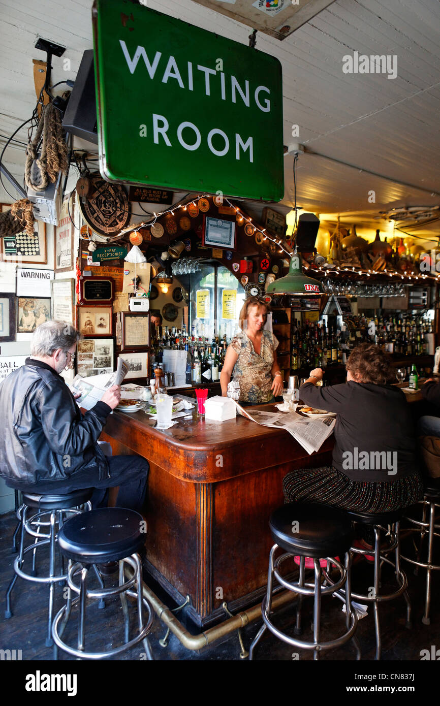 United States, New York City, Manhattan, Soho, The Ear Inn restaurant ...