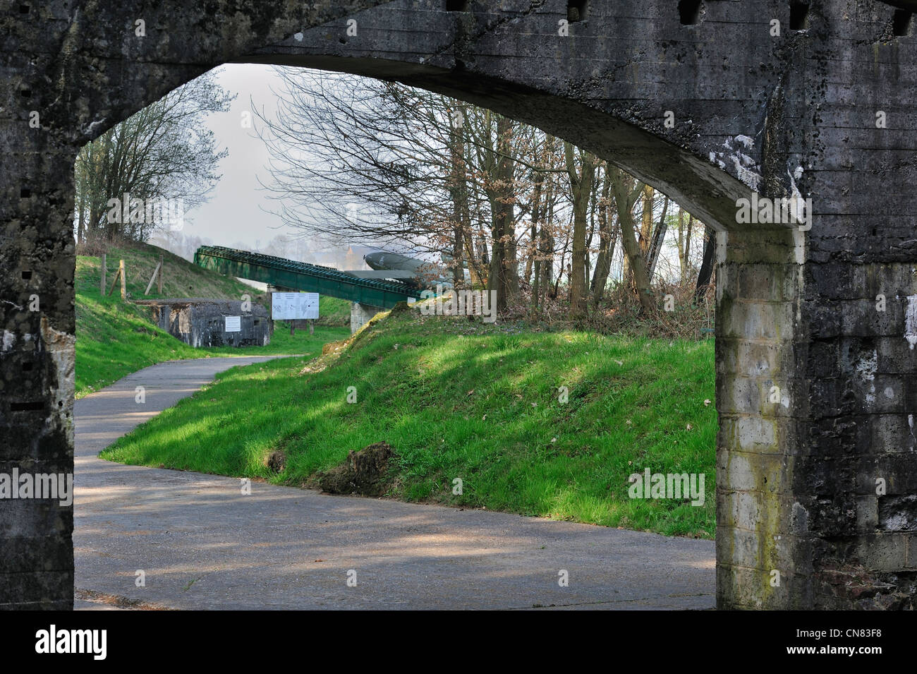 German WW2 launch ramp and amagnetic building for calibrating rocket at ...