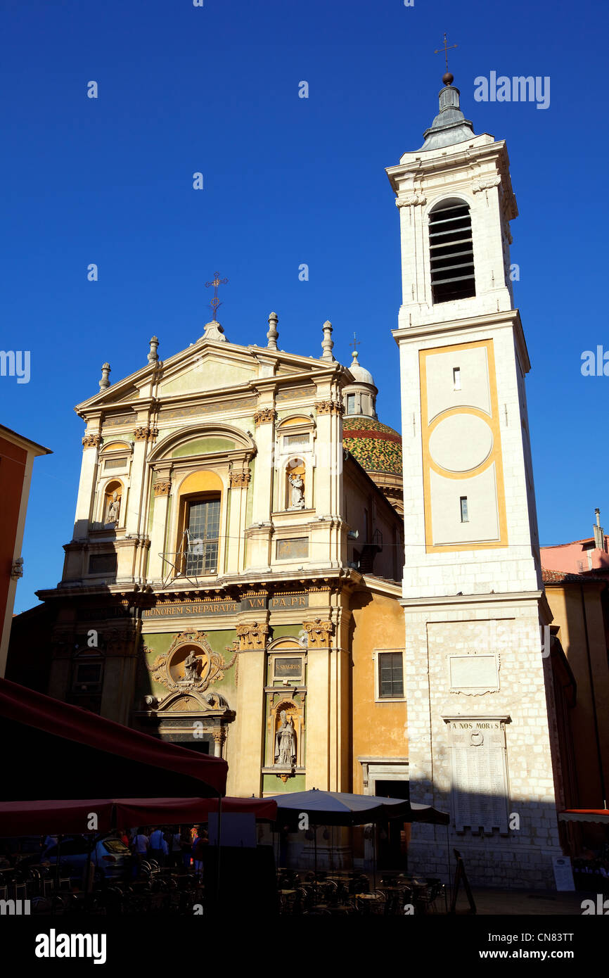 France, Alpes Maritimes, Nice, Vieux Nice (Old Town), Place Rossetti ...